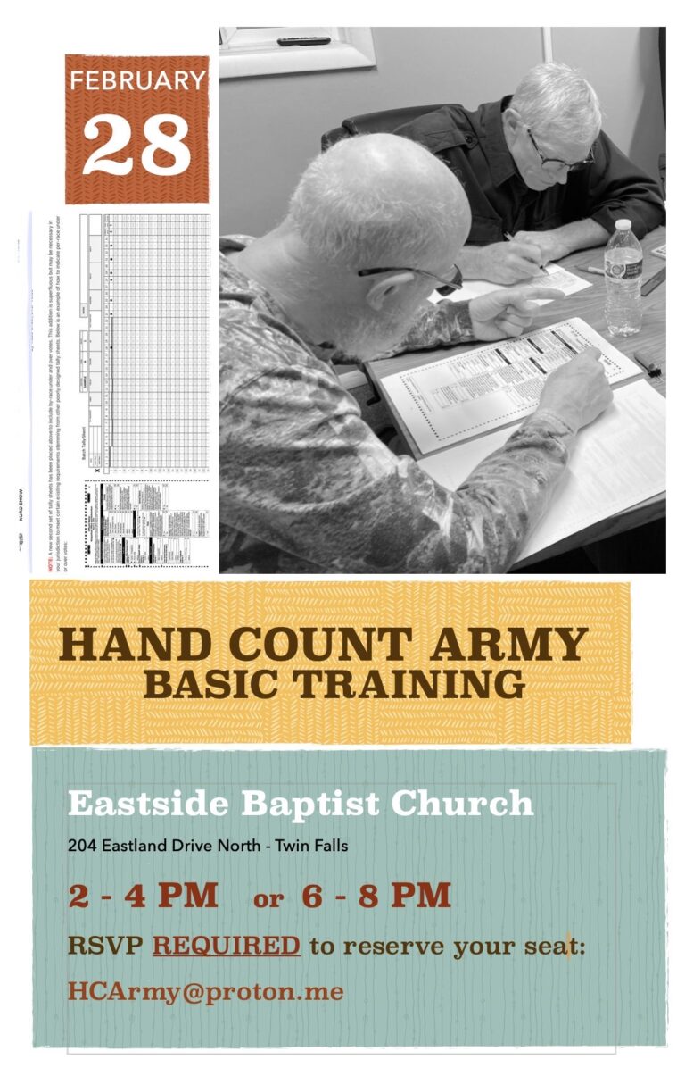 Hand Count Army Basic Training - Magic Valley Liberty Alliance